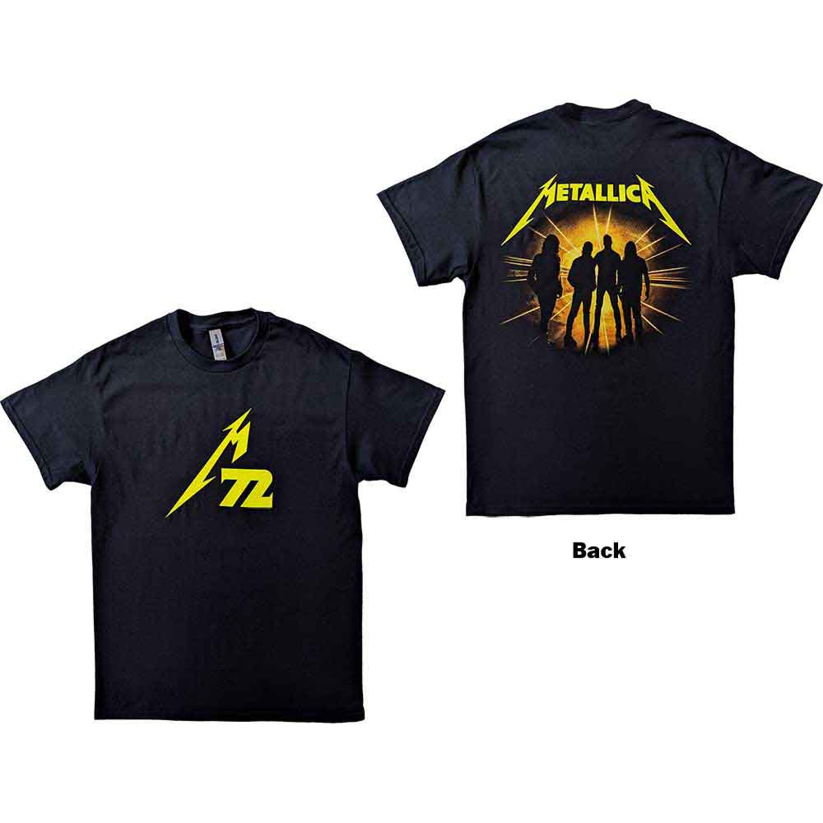 METALLICA - 72 SEASONS STROBES PHOTO - T-Shirt Black (Back Print ...