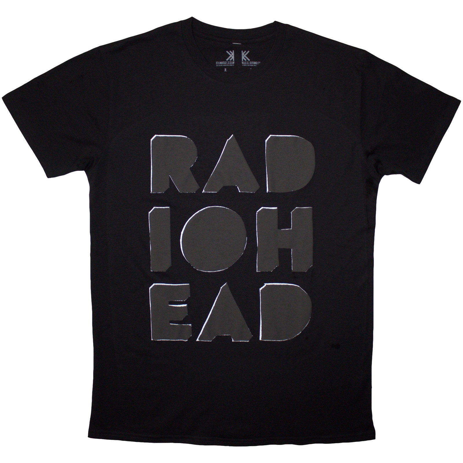 RADIOHEAD - NOTE PAD - Debossed T-Shirt Black – Spiral USA