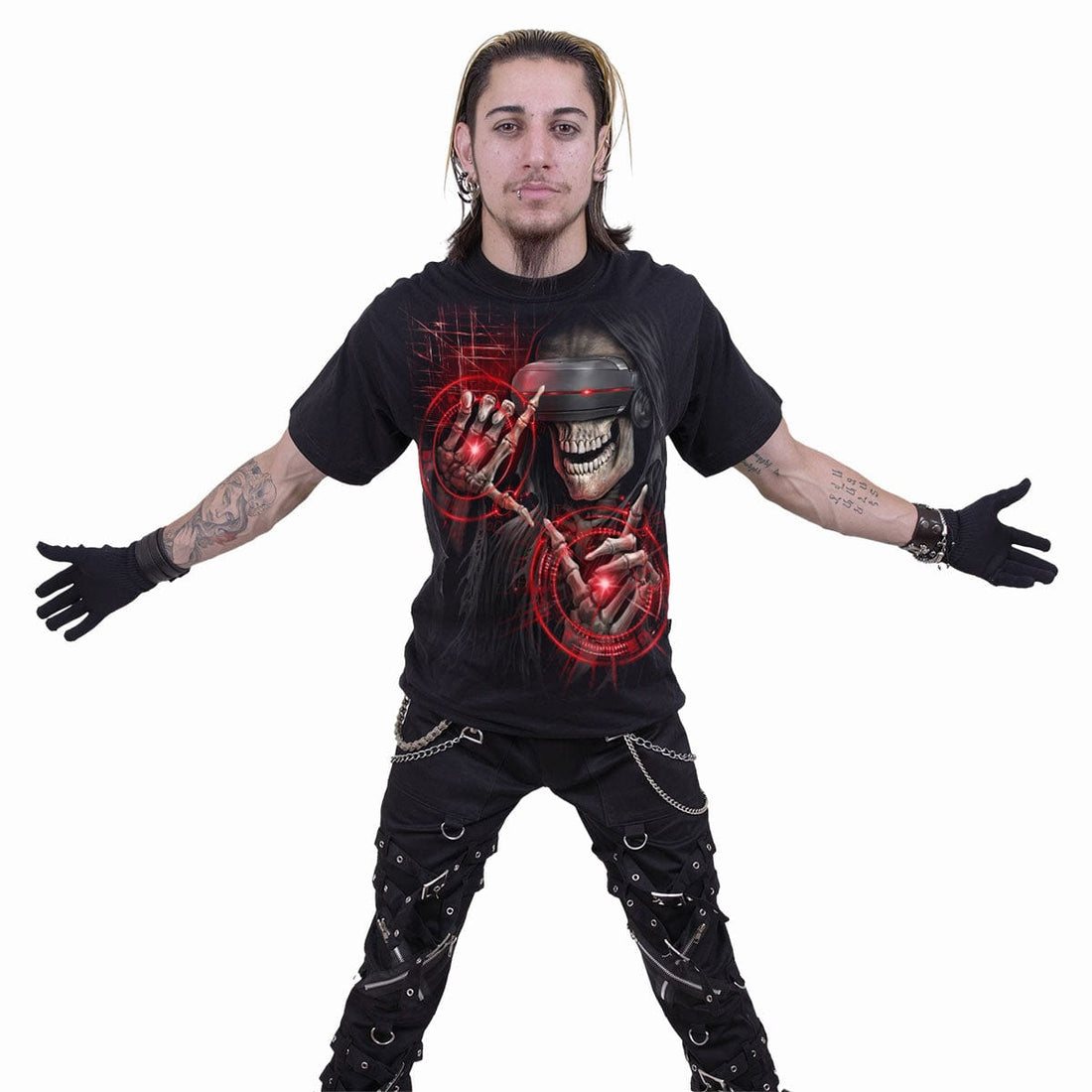 CYBER DEATH - T-Shirt Black – Spiral USA